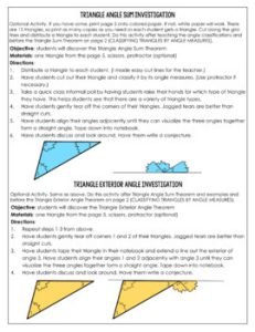 Classifying Triangles Notes for Interactive Notebooks - The Efficient ...